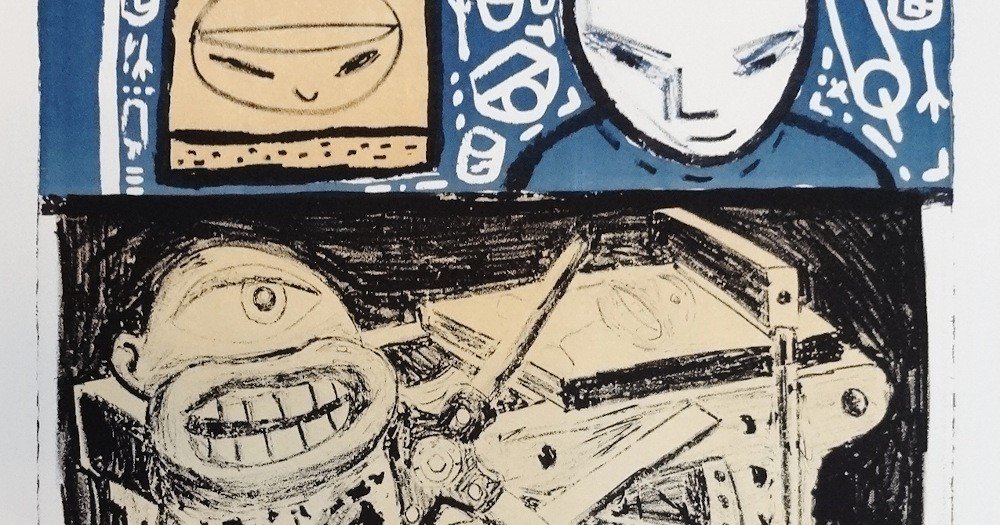 Œuvre « La leçon de litho » par François Boisrond - Galerie Frémeaux ...