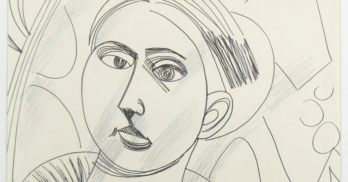 Œuvre « Portrait féminin » par Tamara Chilovskaia - Galerie Frémeaux ...