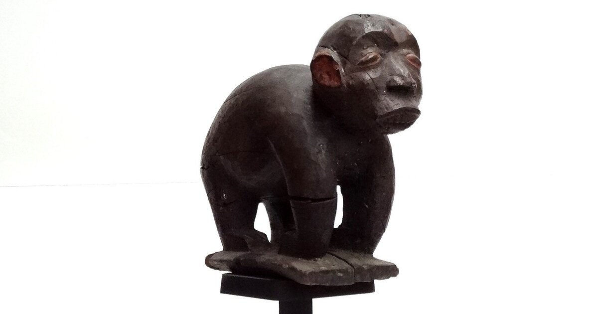 Œuvre « Statue Singe M’Bolo » - Galerie Frémeaux & Associés